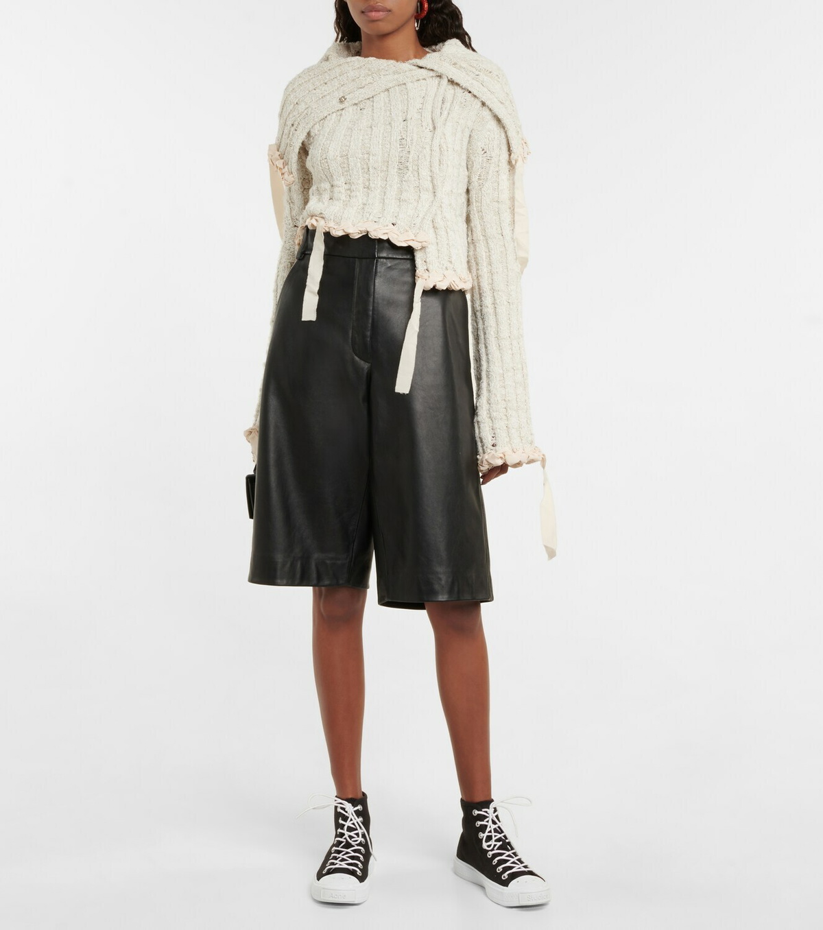 Acne Studios - Ballow canvas high-top sneakers Acne Studios