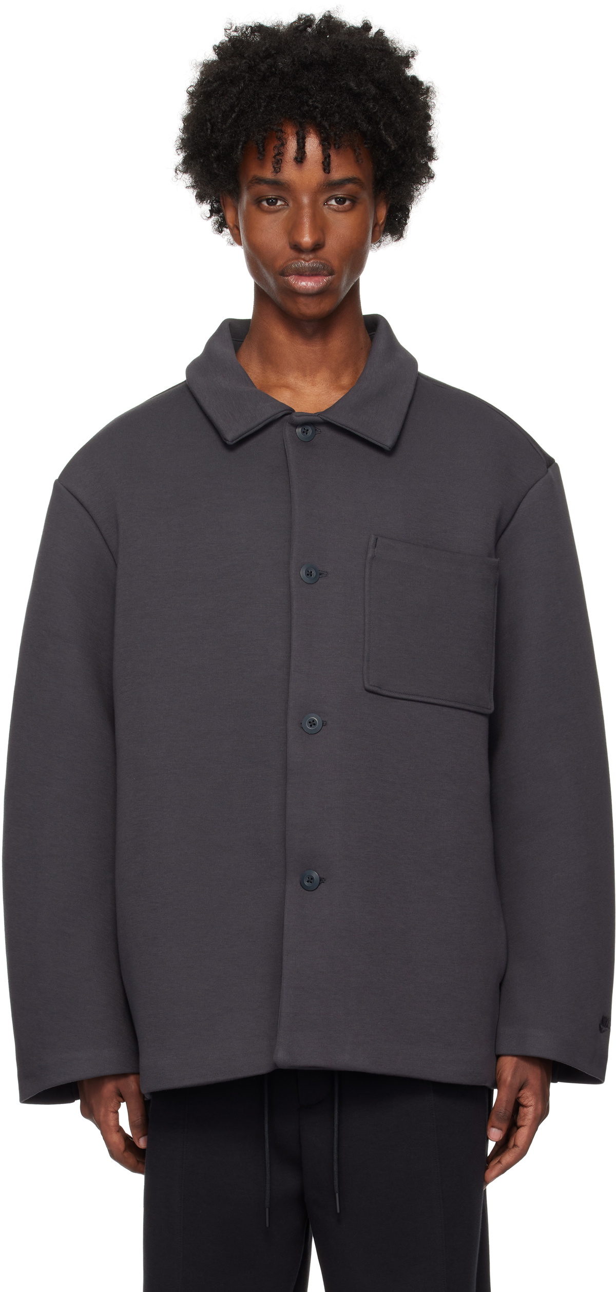 Nike Black Tech Shacket Jacket Nike
