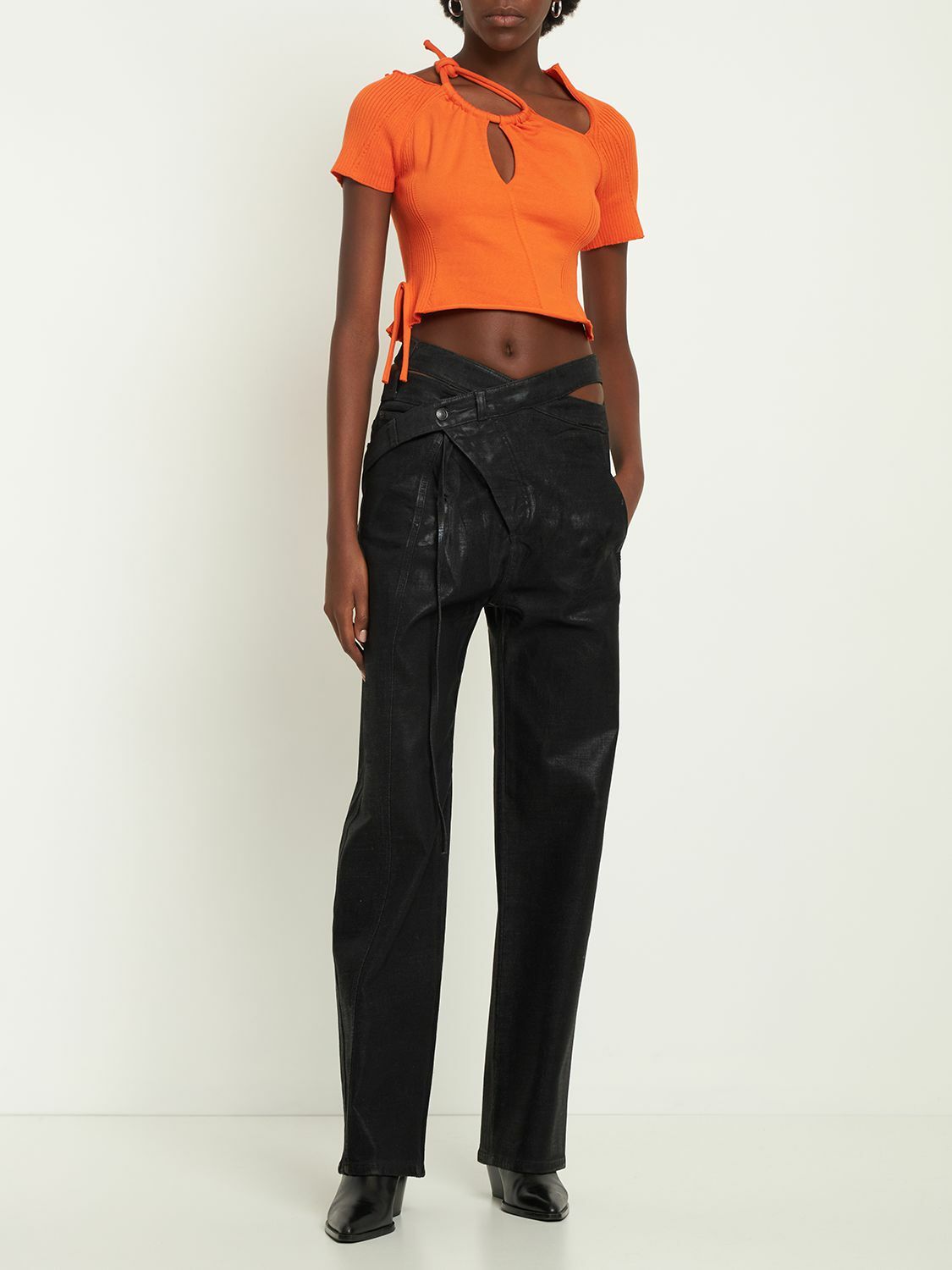 OTTOLINGER - Tight Loop Cotton Knit Top Ottolinger