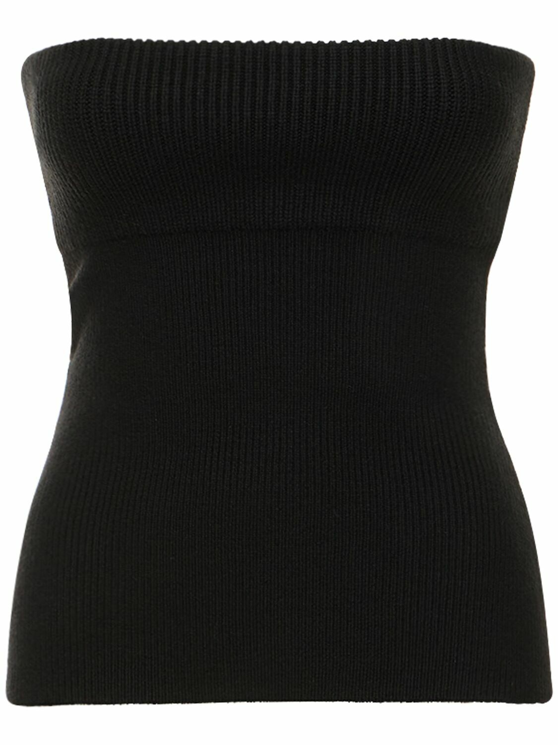 ALEXANDER WANG - Ribbed Wool Tube Top Alexander Wang