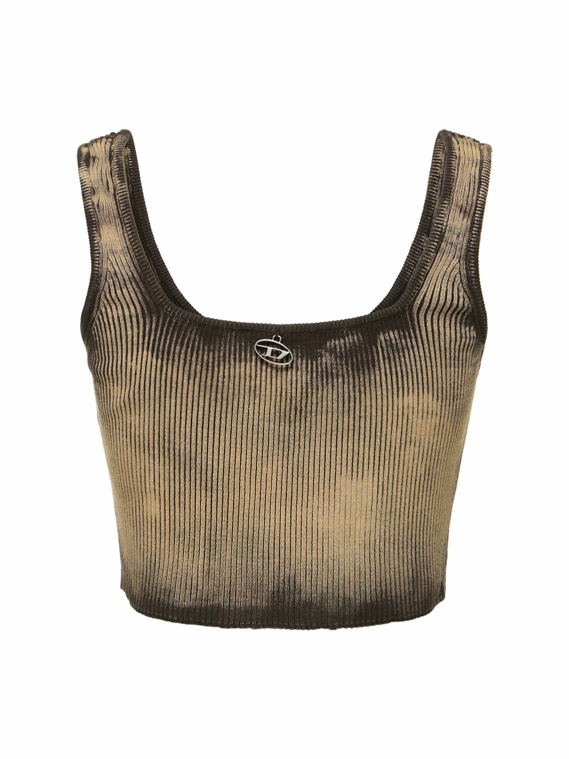 DIESEL - M-deidra Cropped Cotton Top Diesel