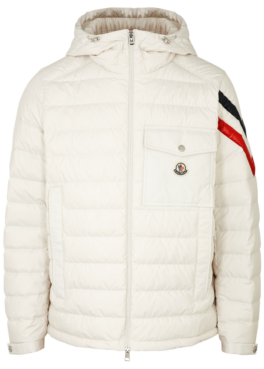 Moncler Berard Quilted Shell Jacket White Moncler