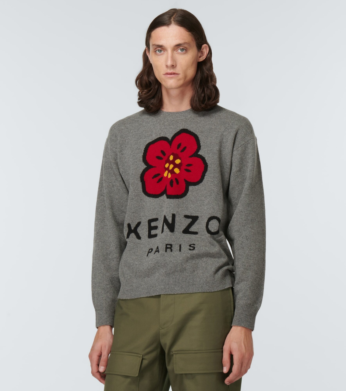 Kenzo - Boke Flower jacquard wool sweater Kenzo