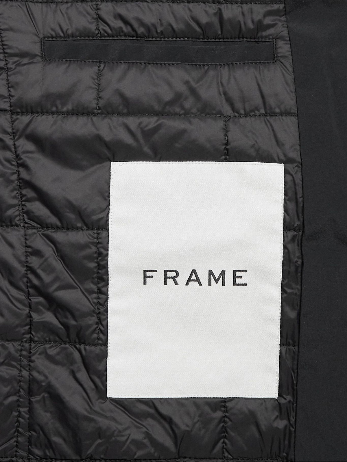 Frame - Padded Shell Blazer - Black Frame Denim