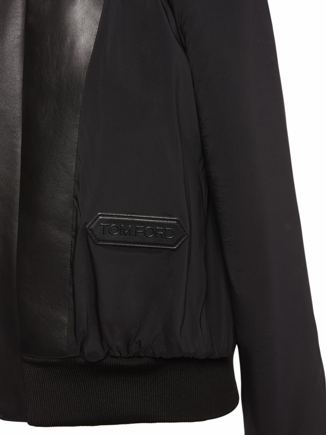 TOM FORD - Leather Bomber Jacket TOM FORD