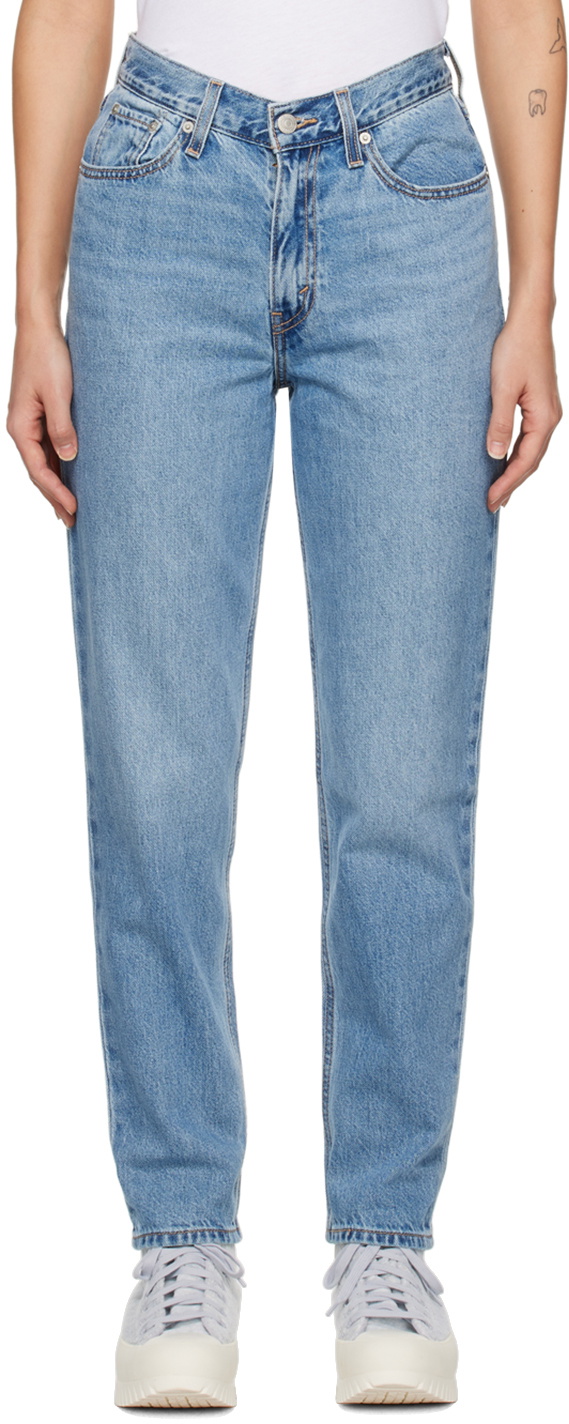Levis Blue 80s Mom Jeans Levis Red