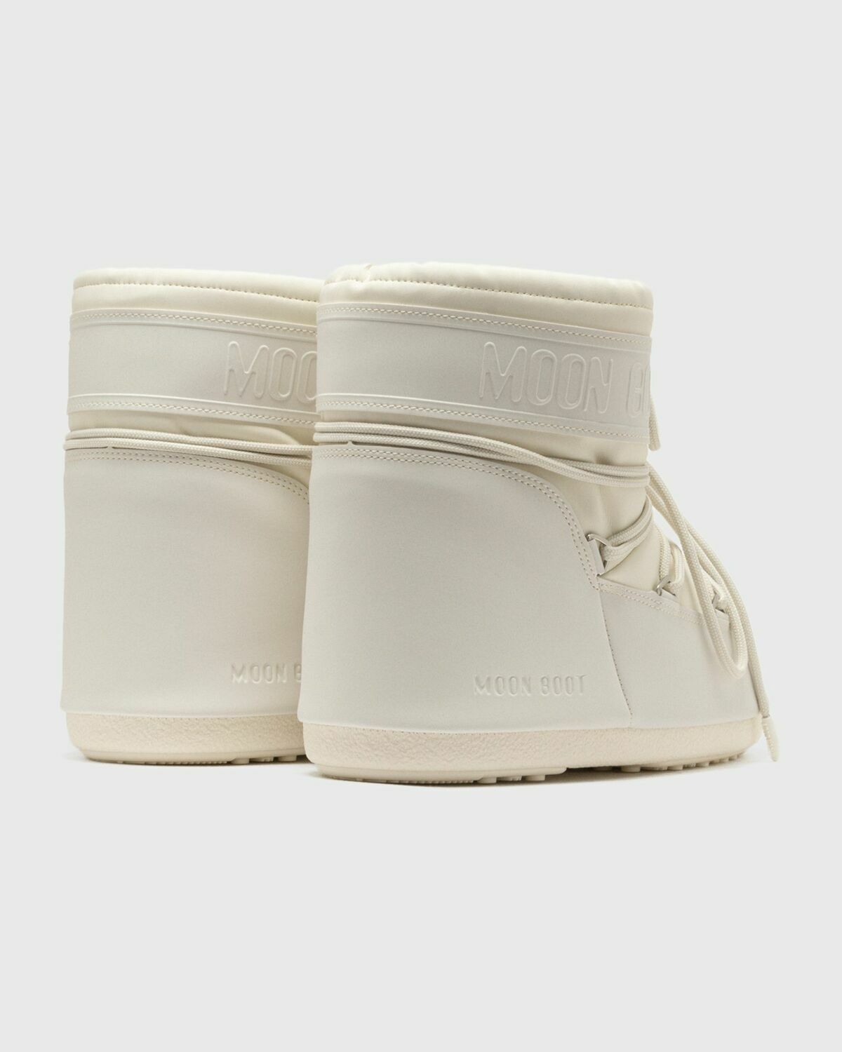 Moon Boot Mb Icon Low Rubber Beige Boots Moon Boot