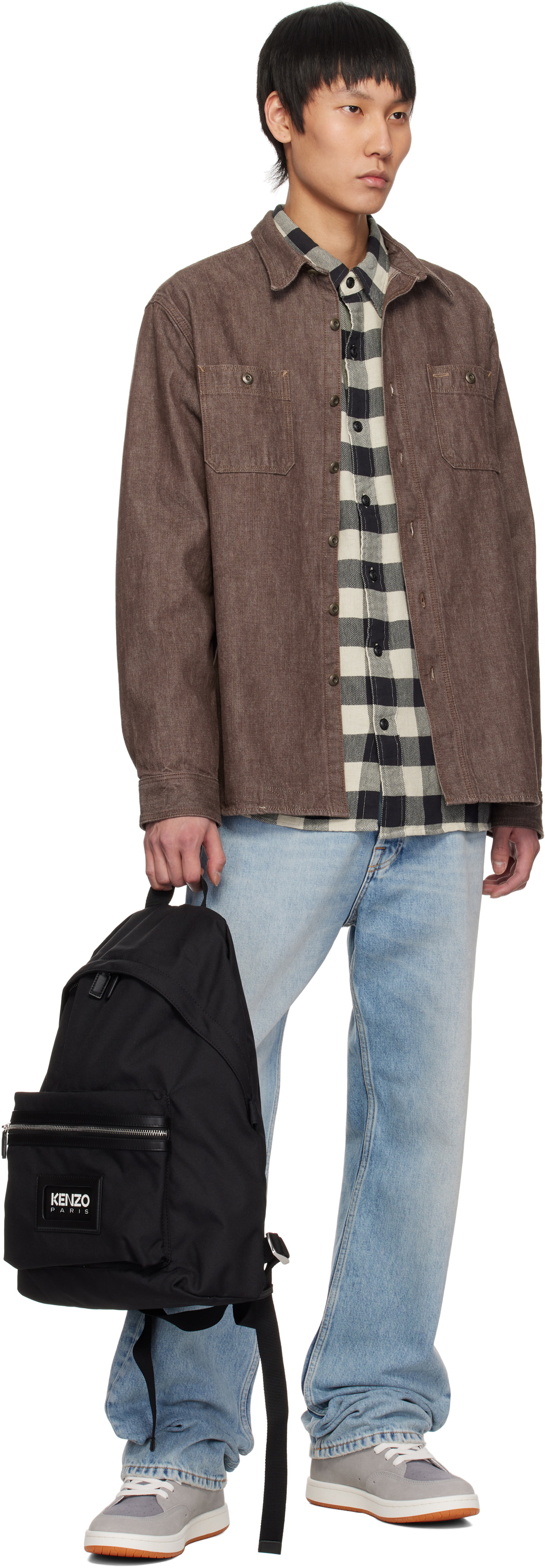 Kenzo Black Kenzo Paris 'Kenzography' Backpack Kenzo