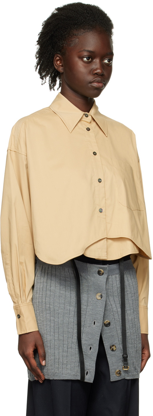 Recto Beige Wave Shirt Recto