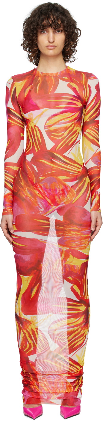 Louisa Ballou Pink High Tide Maxi Dress Louisa Ballou