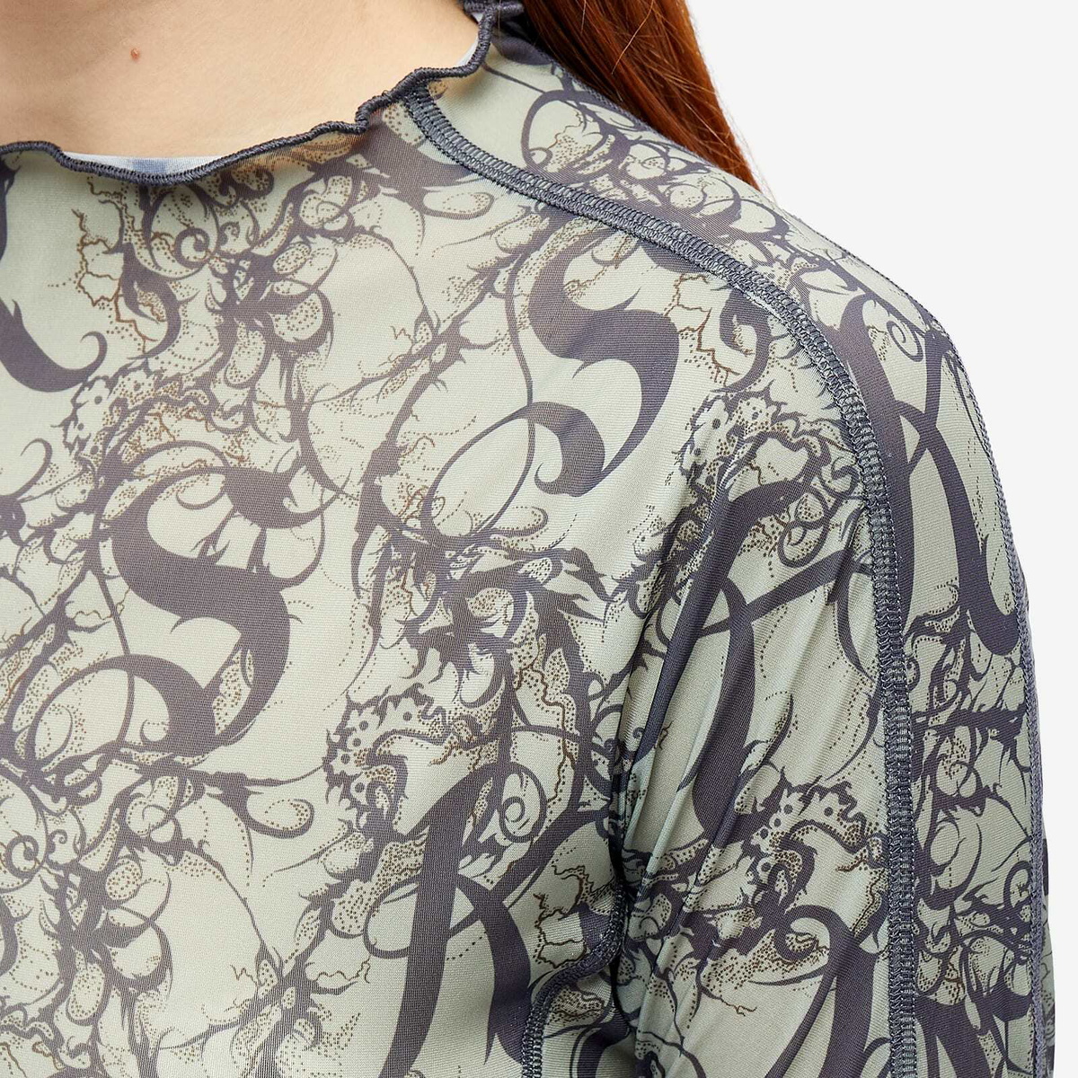 KNWLS Women's Halcyon Top in Gothic Lace KNWLS