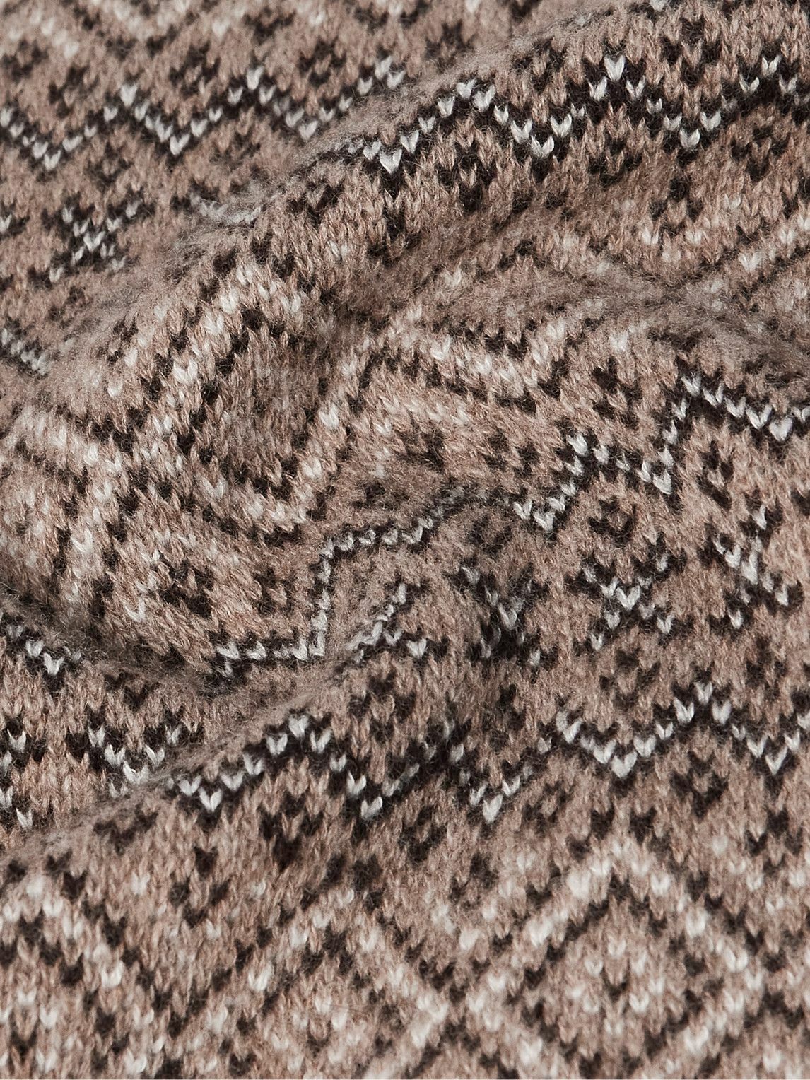 Purdey - Kirk Fair-Isle Cashmere Sweater - Brown Purdey