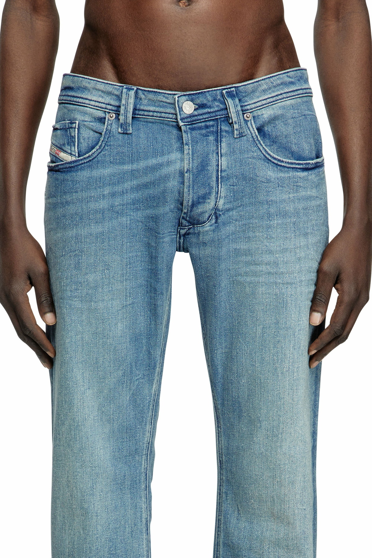 Diesel Regular Jeans - 1985 Larkee - Jeans Mens in Blue Diesel