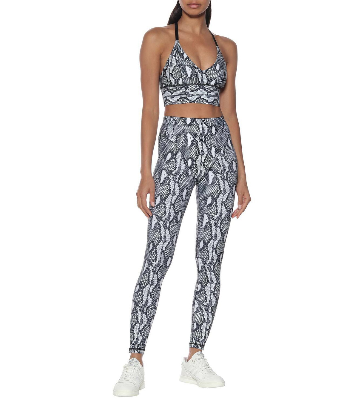 Adam Selman Sport Snake-print sports bra Adam Selman Sport