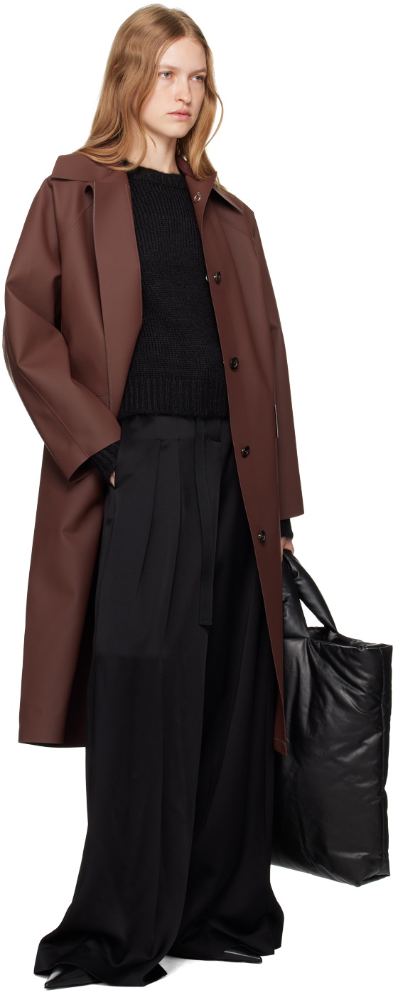 KASSL Editions Burgundy Original Below Rubber Coat Kassl KASSL Editions Burgundy Original Below Rubber Coat Kassl