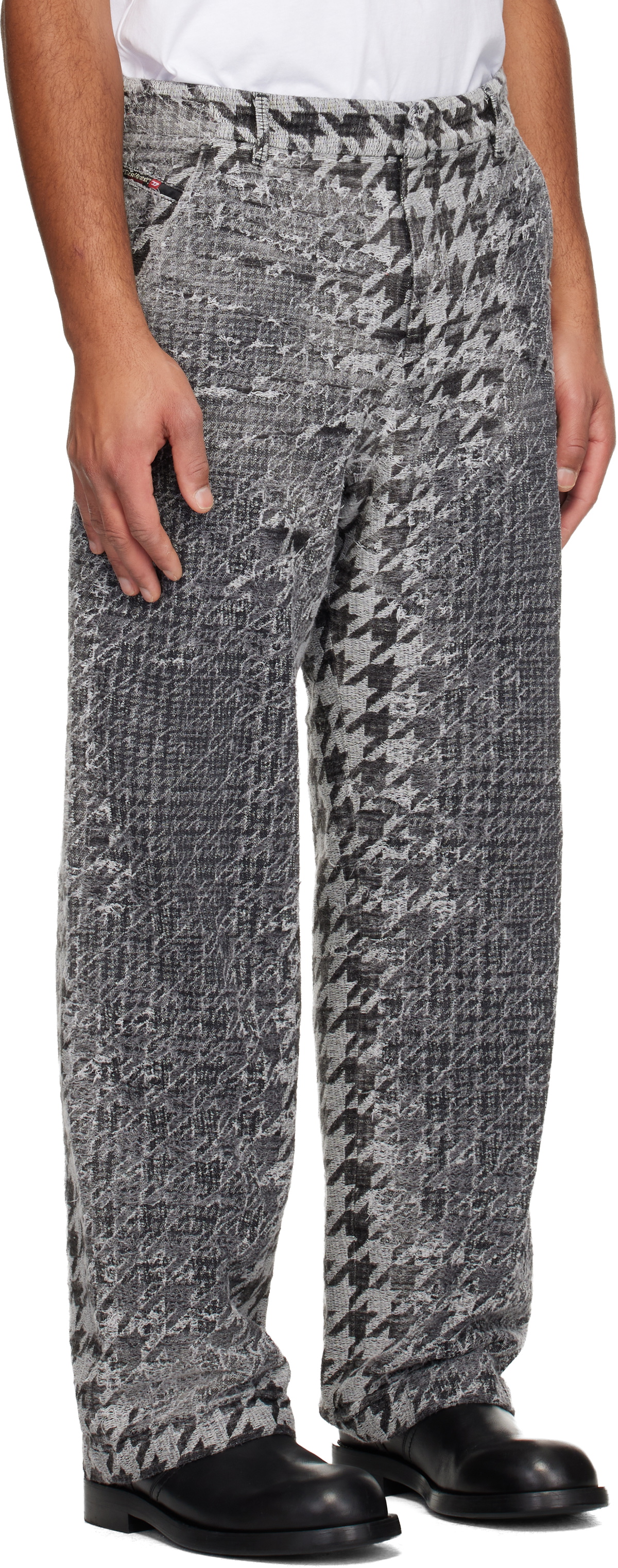 Diesel Gray Regular D-Eber 0cebn Jeans Diesel
