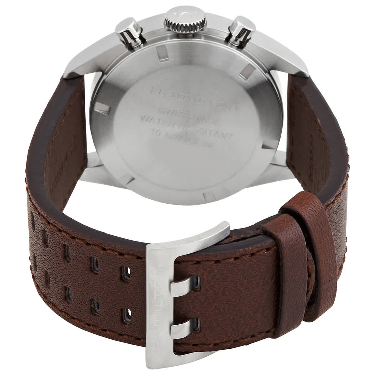 Hamilton Khaki Aviation Pioneer Chronograph Hand Wind Black Dial Mens ...