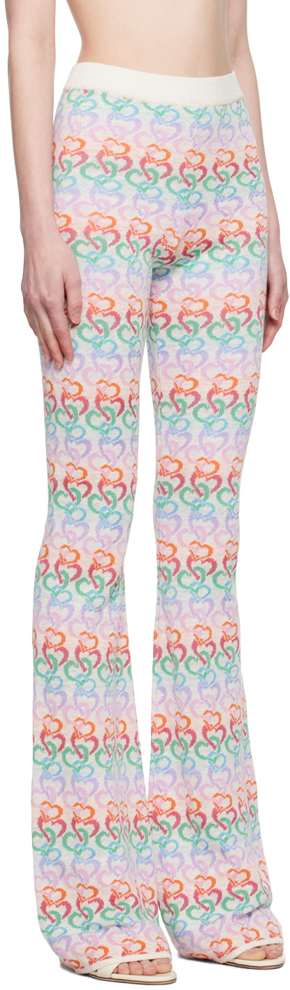 Marco Rambaldi Multicolor Heart Pants Marco Rambaldi