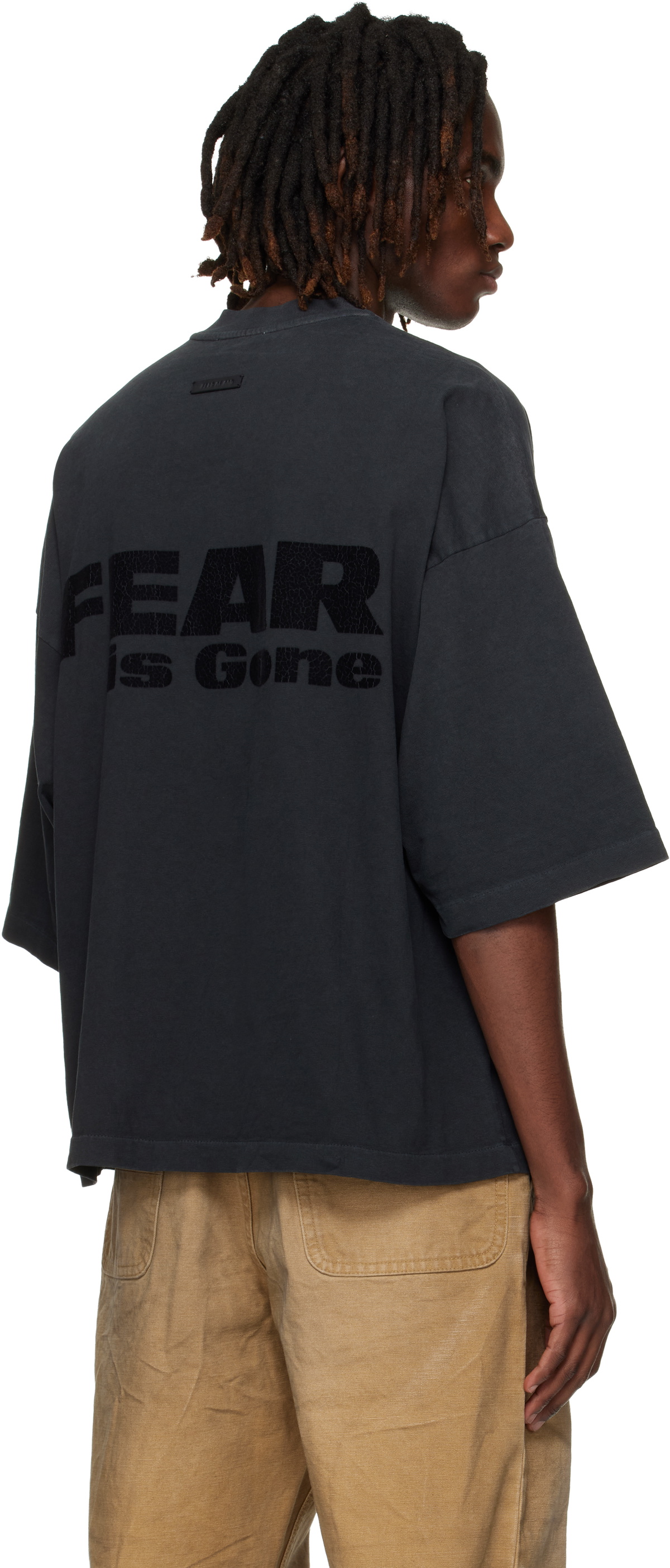 Fear of God Black Relaxed 'Fear is Gone' T-shirt Fear Of God