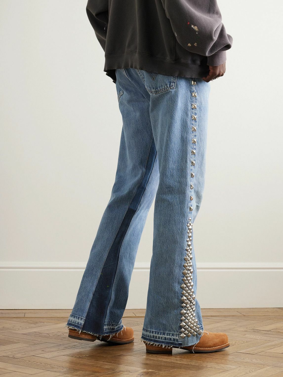 Gallery Dept. - Flared Studded Jeans - Blue Gallery Dept.