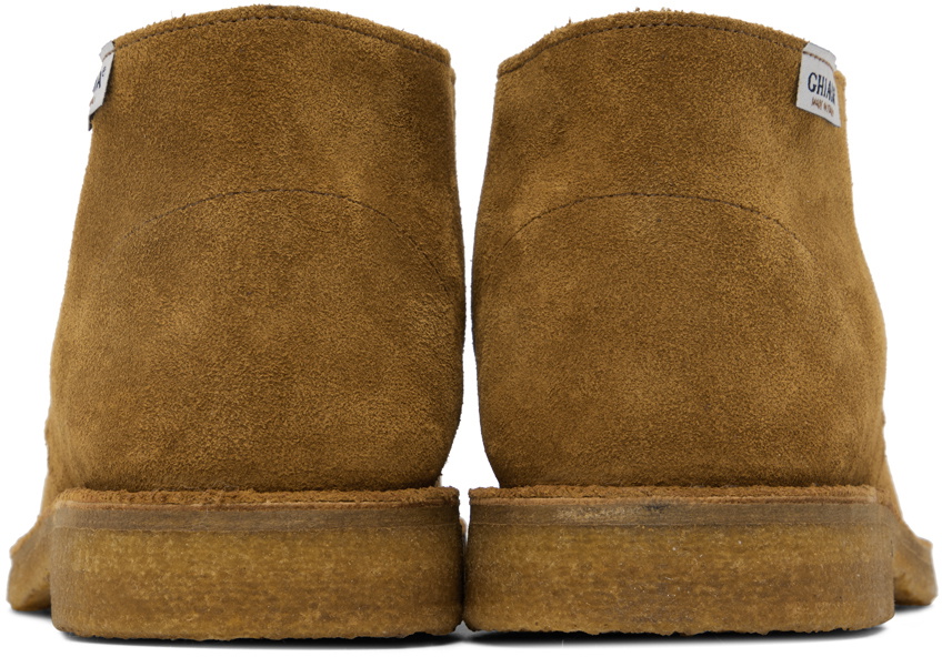 Ghiaia Cashmere Tan Suede Desert Boots Ghiaia Cashmere