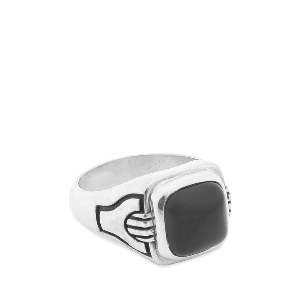 Maple Men's 1992 Ring in Silver/Onyx Maple