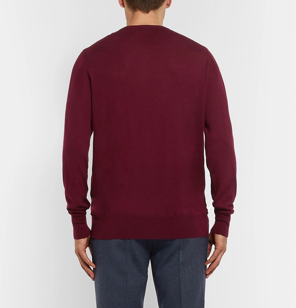 Kingsman - Cashmere Sweater - Burgundy Kingsman