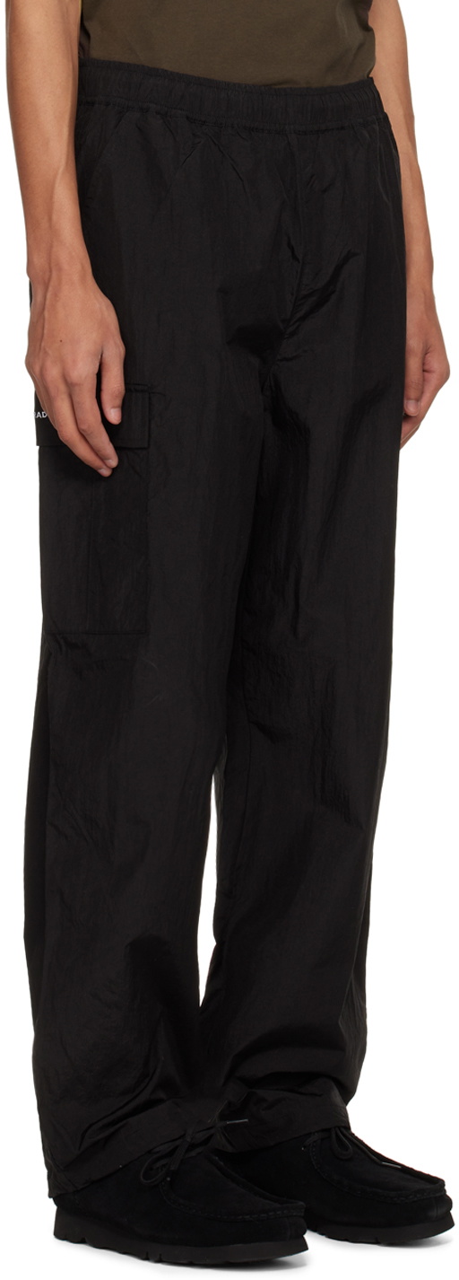 Pop Trading Company Black 'Pop' Track Cargo Pants Pop Trading Company