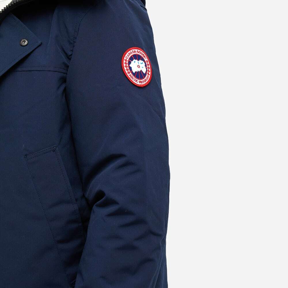 Canada Goose Men's Langford Parka Jacket in Atlantic Navy Canada Goose