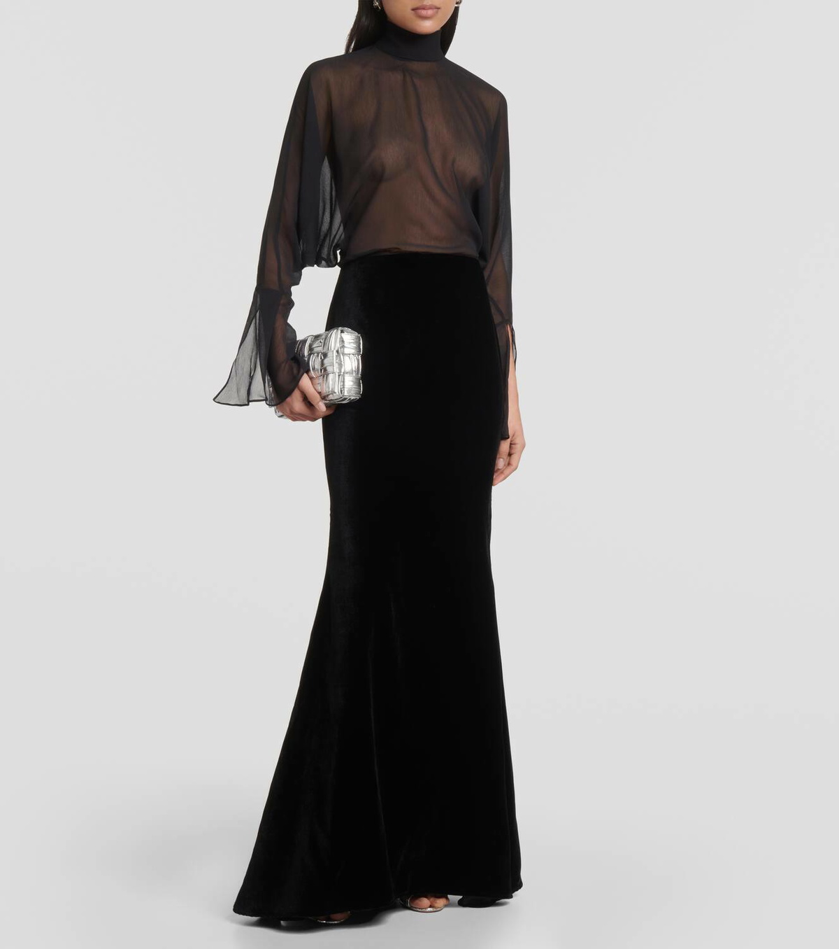 Taller Marmo Shangai silk gown Taller Marmo
