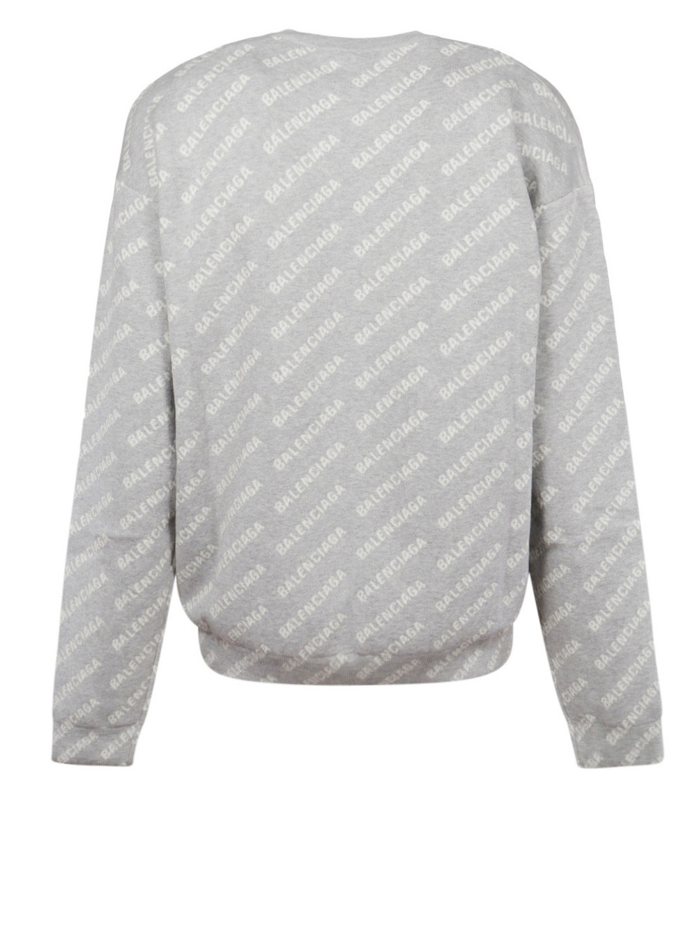 BALENCIAGA - Crew Neck Sweater With Logo Balenciaga