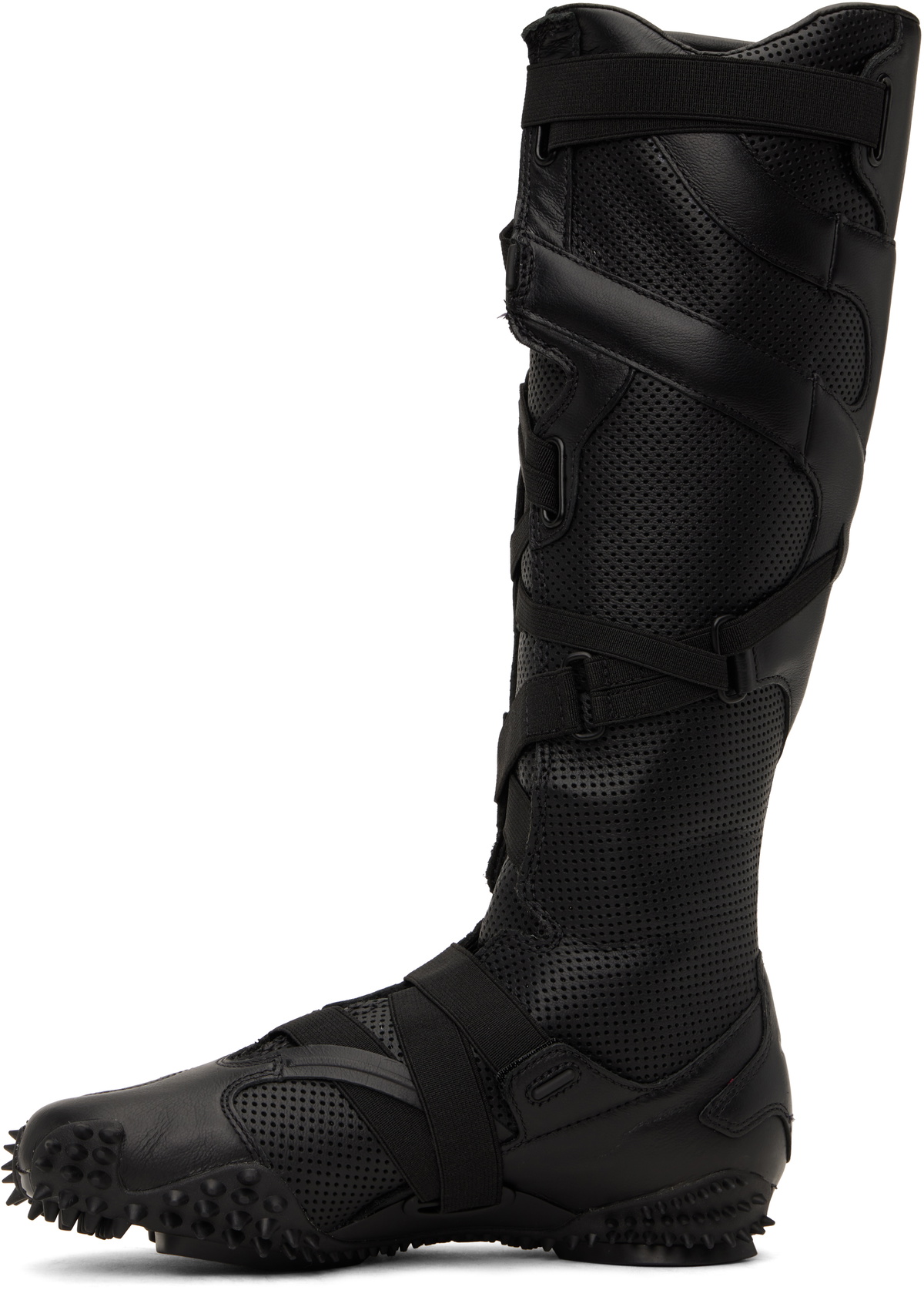PUMA Black Mostro Leather Tall Boots Puma