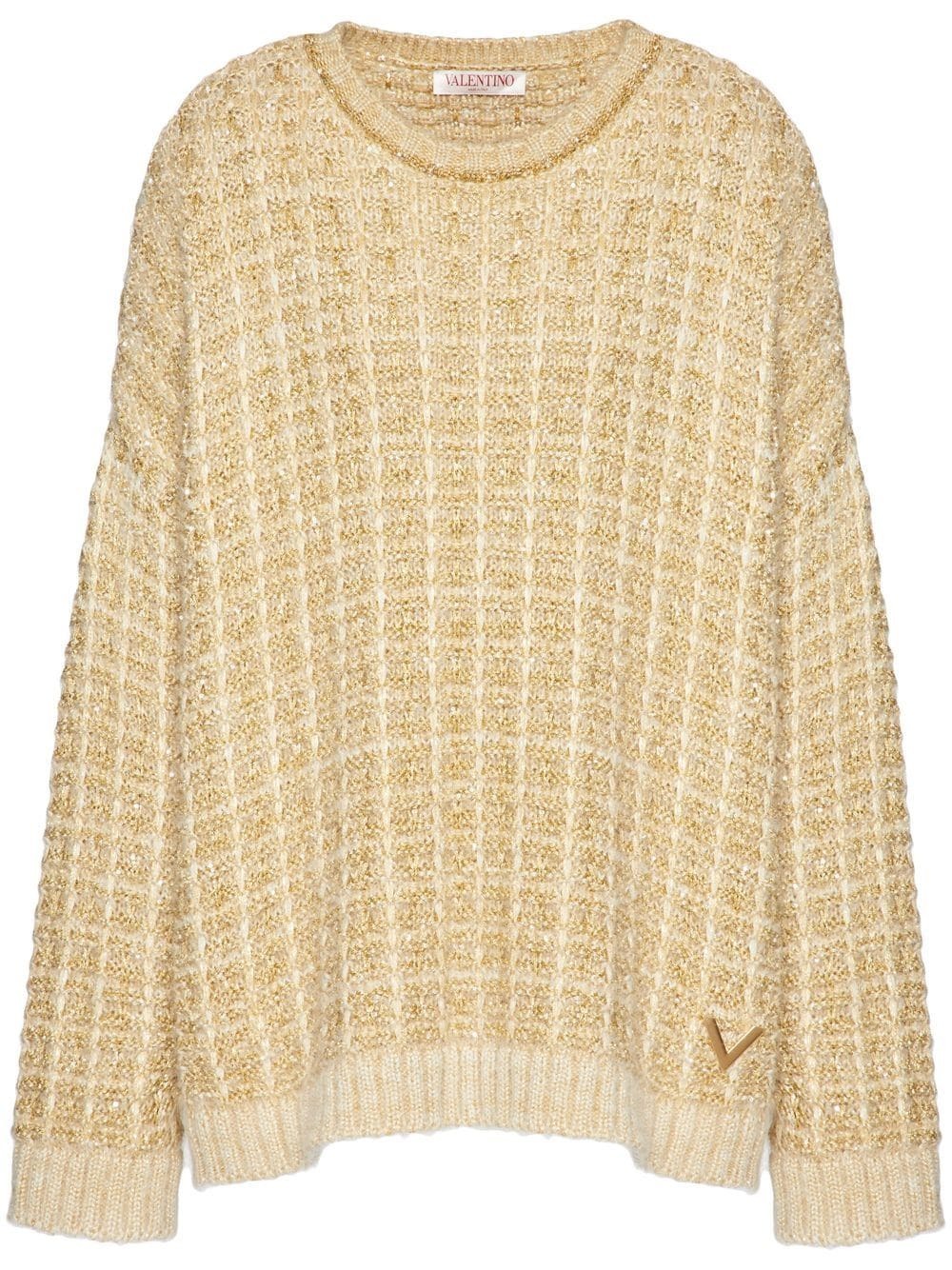 VALENTINO - Sequined Wool Jumper Valentino