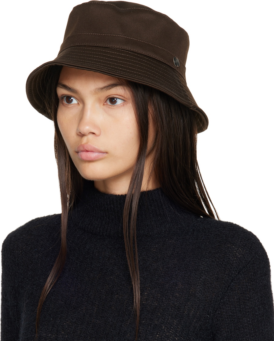 Our Legacy Brown Pearl Bucket Hat Our Legacy