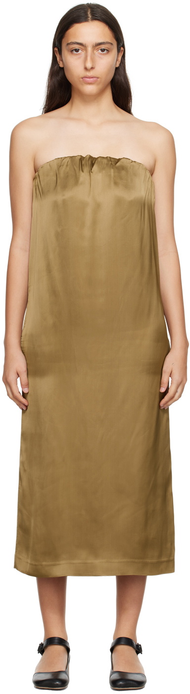 Loulou Studio Brown Siple Midi Dress Loulou Studio
