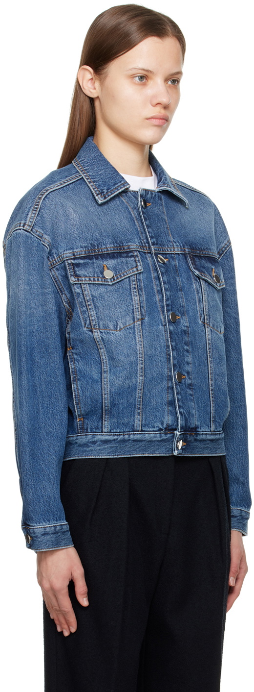 Loulou Studio Blue Dave Denim Jacket Loulou Studio