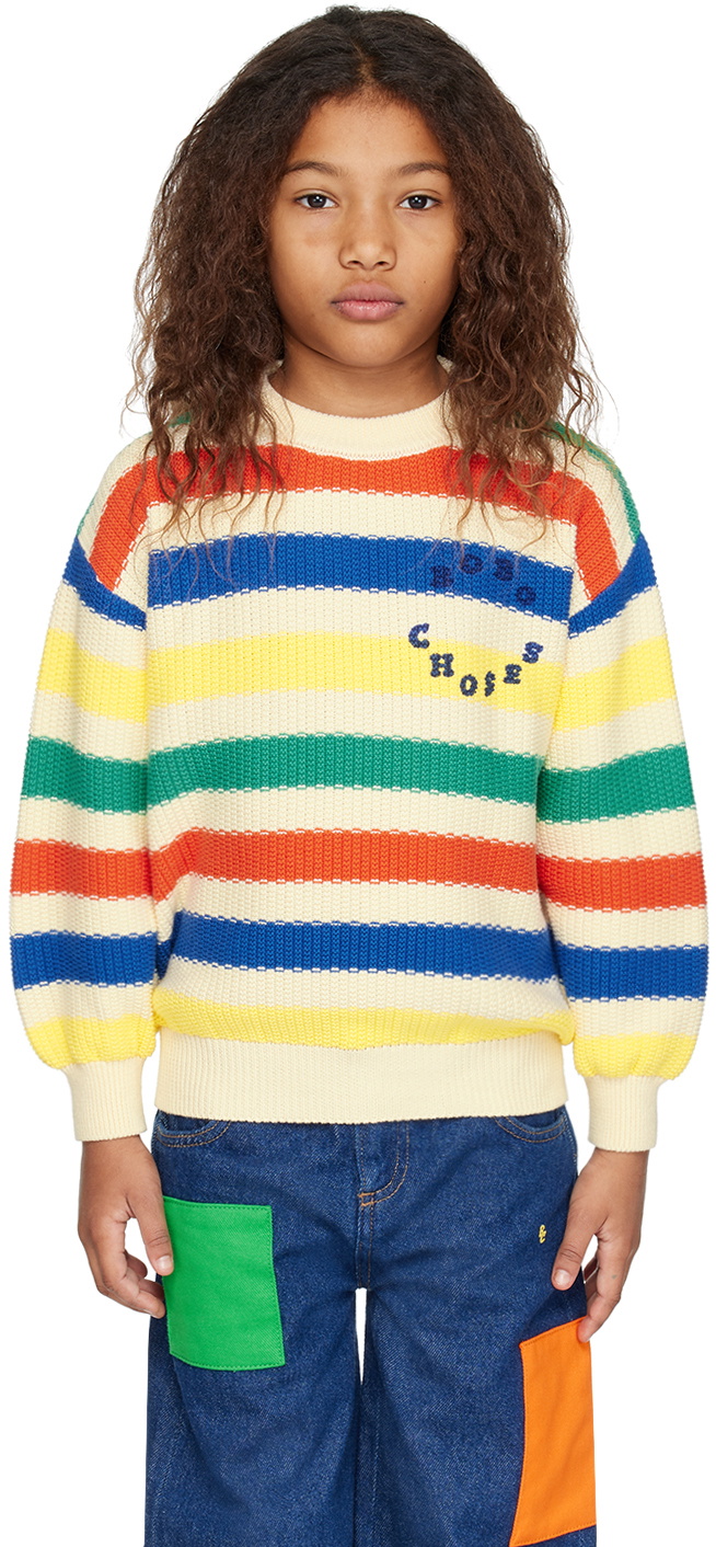 Bobo Choses Kids Multicolor Striped Sweater Bobo Choses