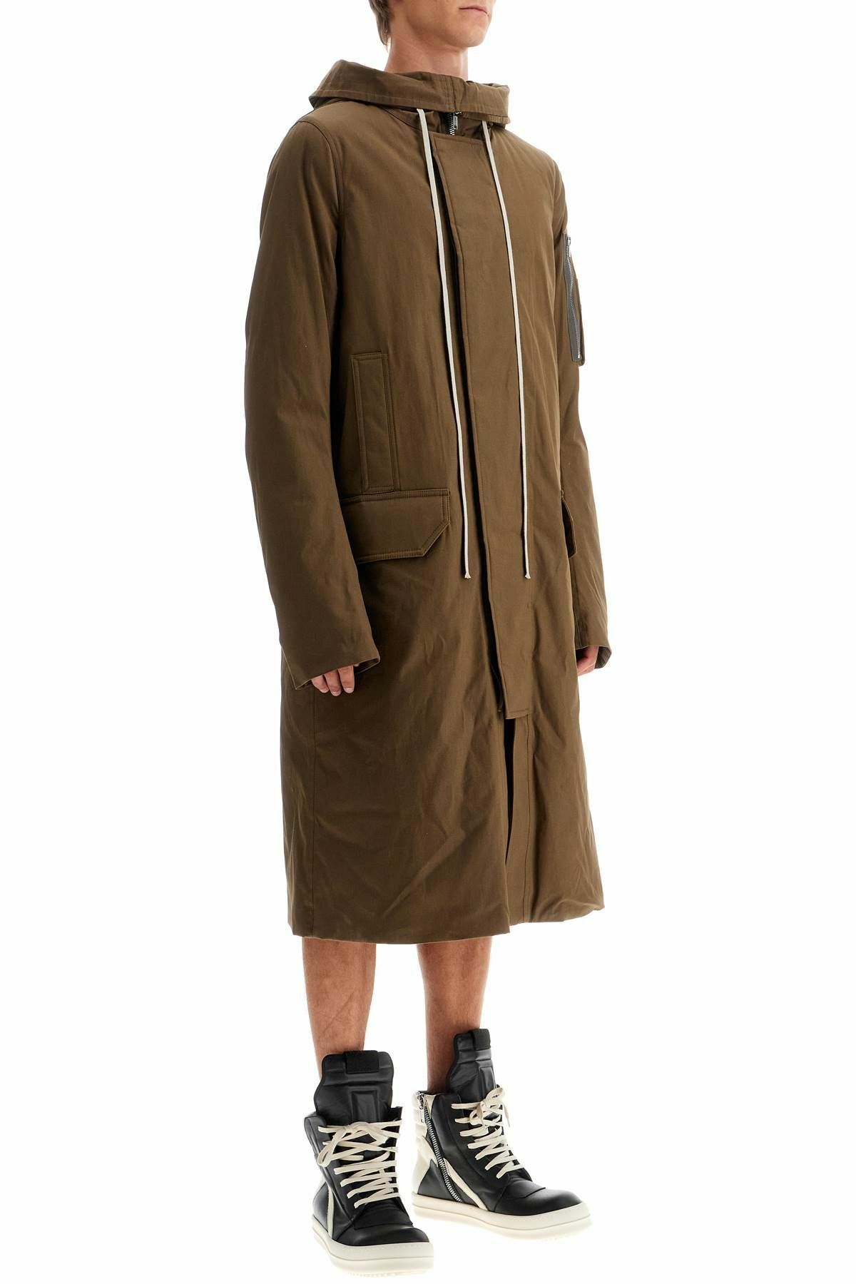 RICK OWENS oversized park Khaki Rick Owens