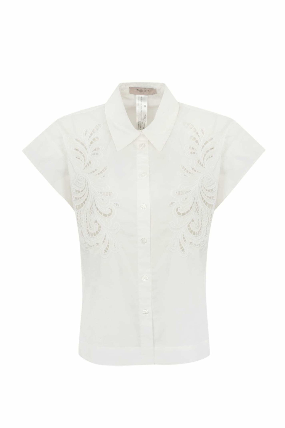 TwinSet Poplin Shirt With Embroidery TwinSet