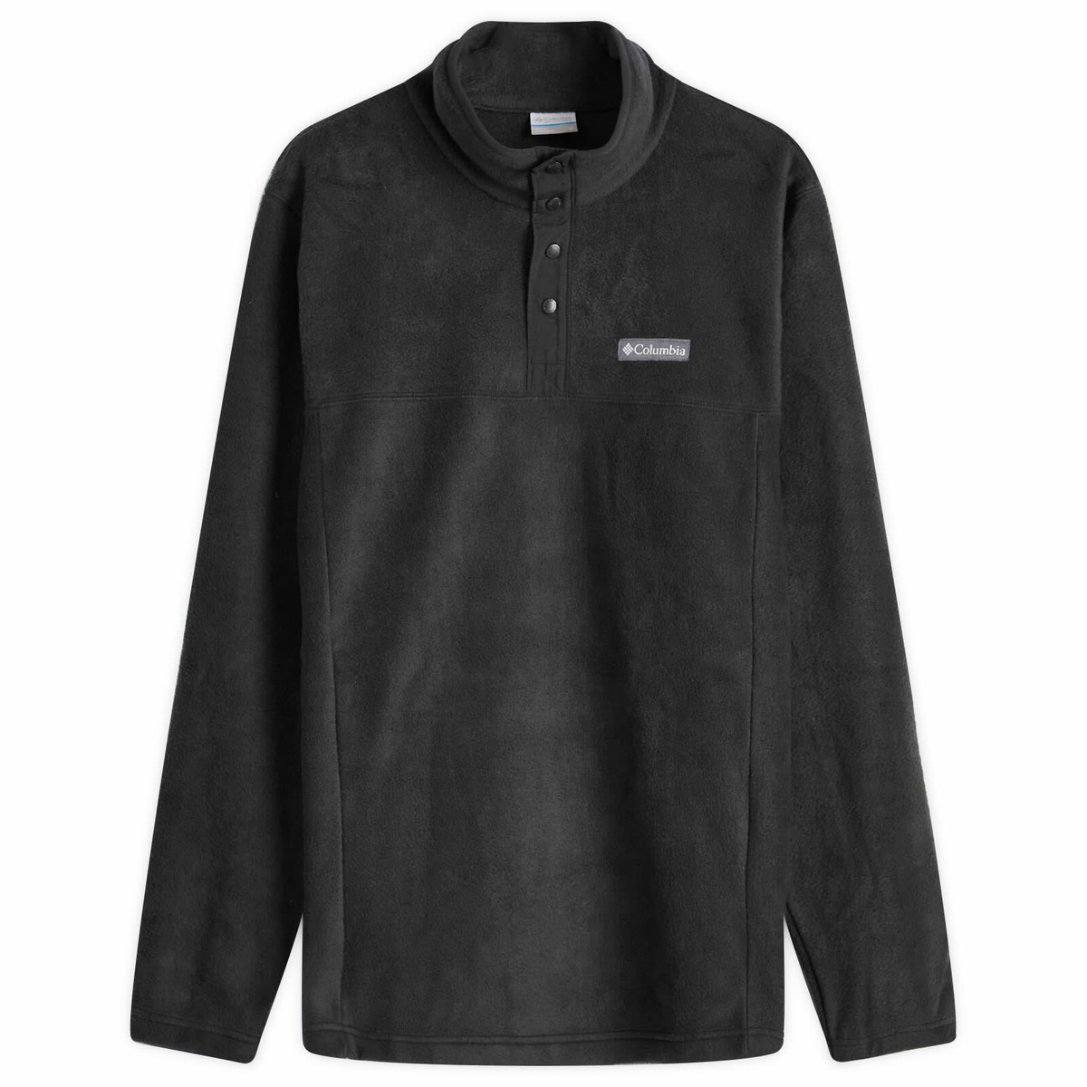 Columbia Men's Steens Mountain Half Snap Fleece Jacket in Black Columbia