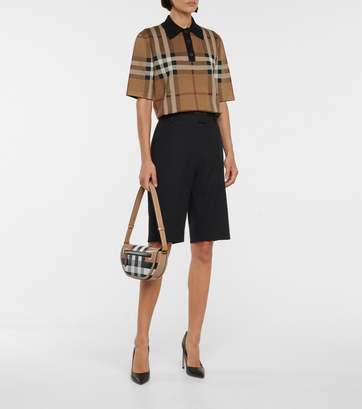 Burberry - Checked polo shirt Burberry