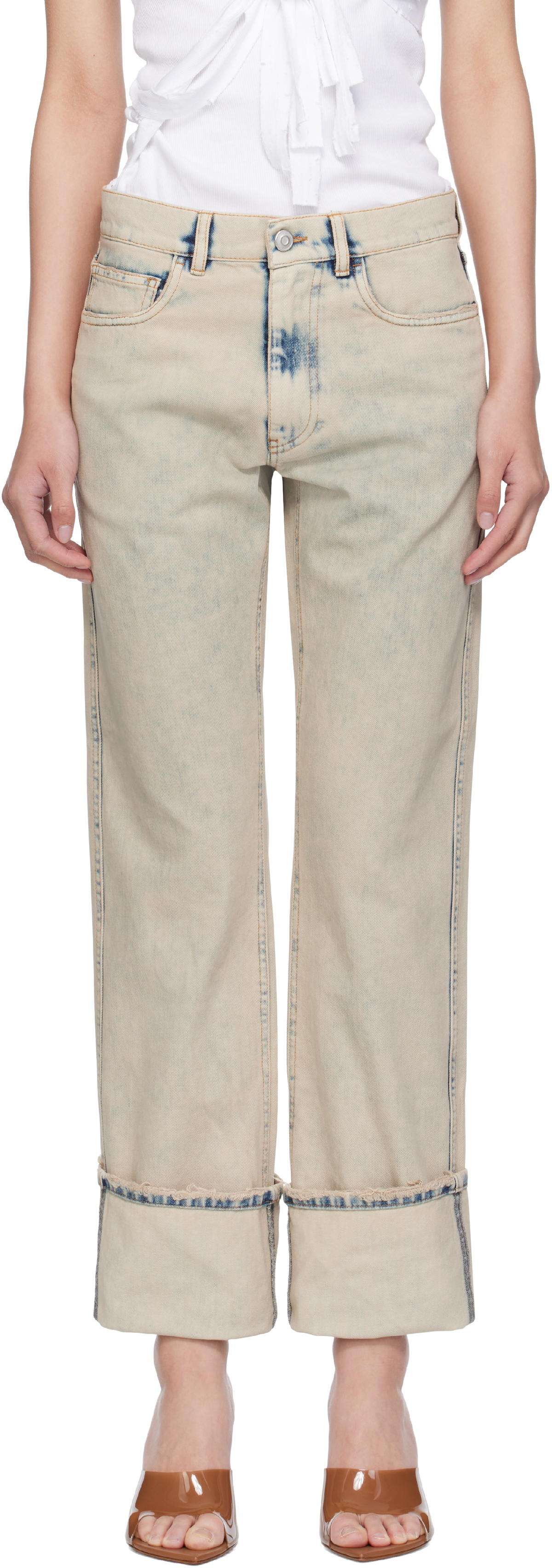 Coperni Gray Boyfriend Jeans Coperni