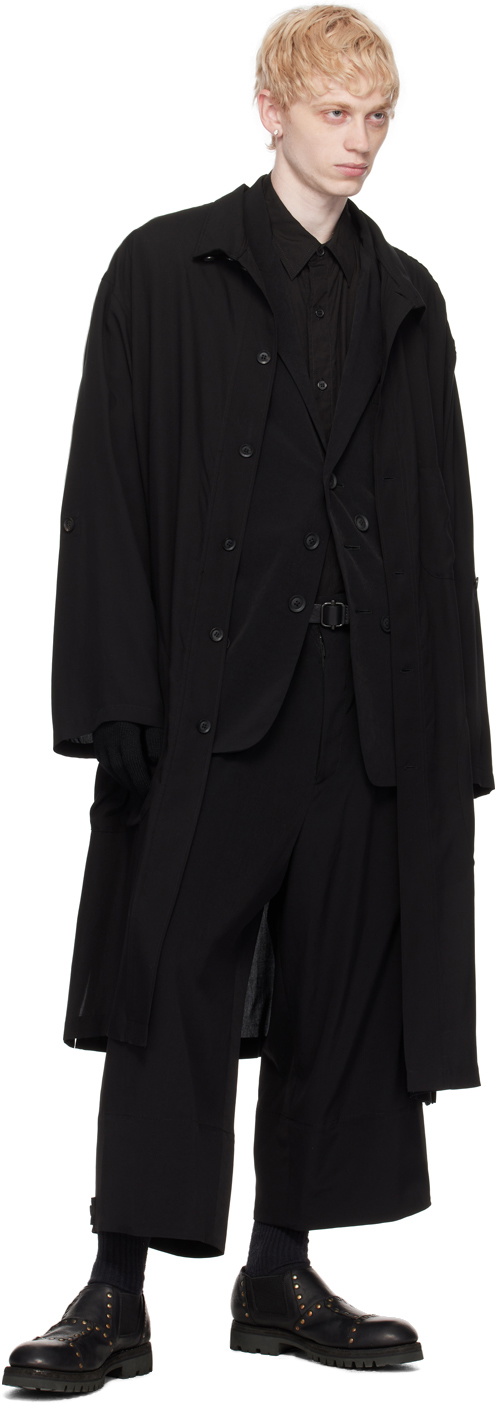 Yohji Yamamoto Black Work Gloves Yohji Yamamoto