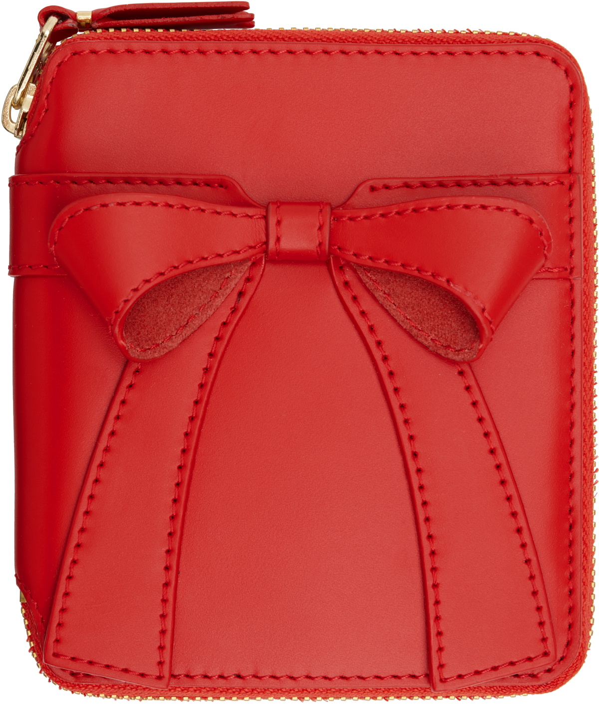 COMME des GARÇONS WALLETS Red Big Bow Wallet Comme des Garcons Wallets
