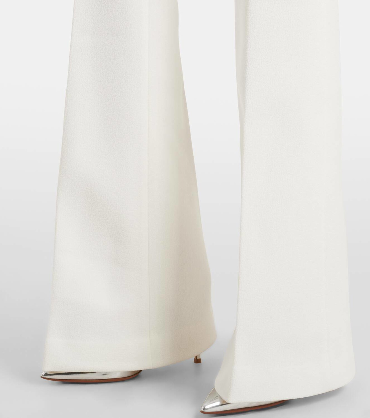 Rebecca Vallance Rory high-rise crêpe flared pants Rebecca Vallance