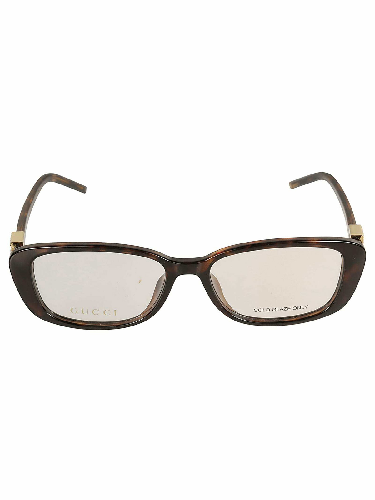 Gucci Eyewear Rectangle Flat Logo Lens Frame Gucci