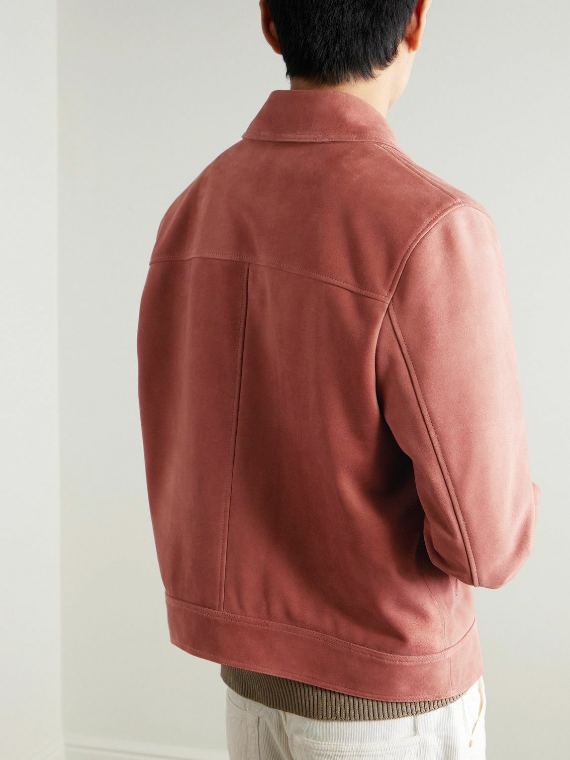 Mr P. - Suede Jacket - Red Mr P.