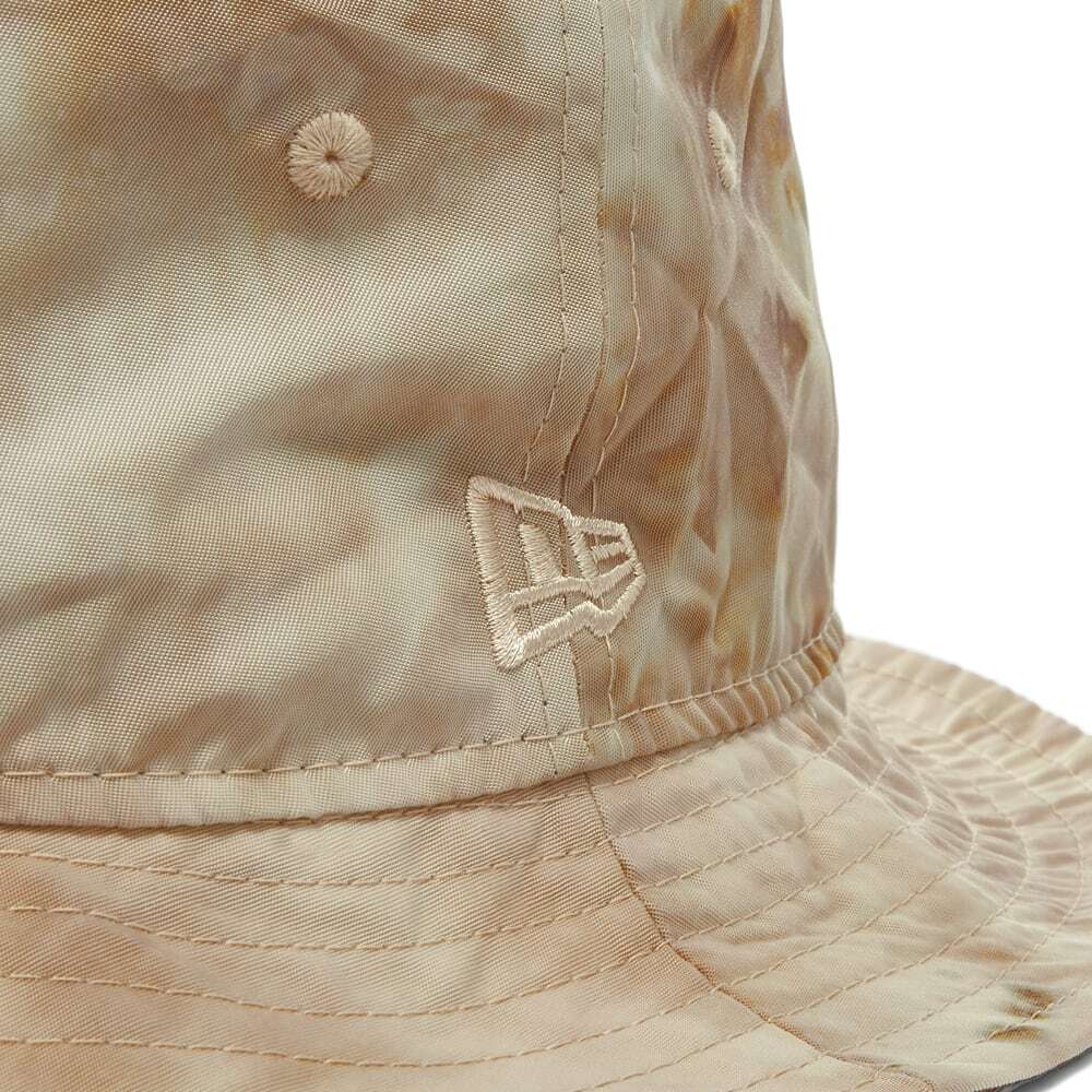 New Era Men's Nylon Wash Dyed Bucket Hat in Stone New Era Cap