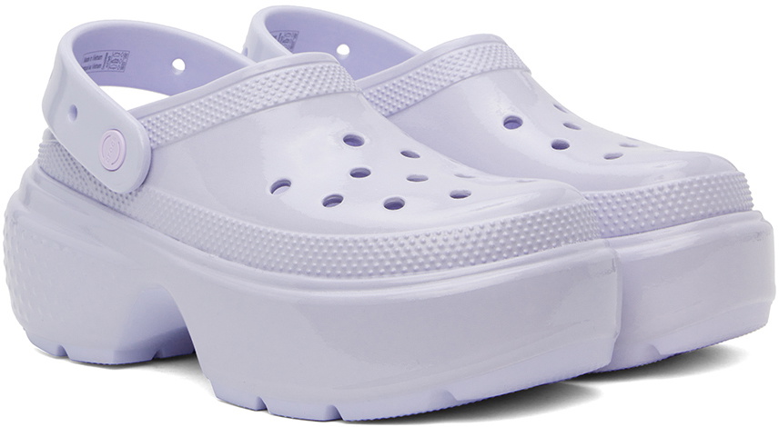 Crocs Blue Stomp High Shine Clogs Crocs