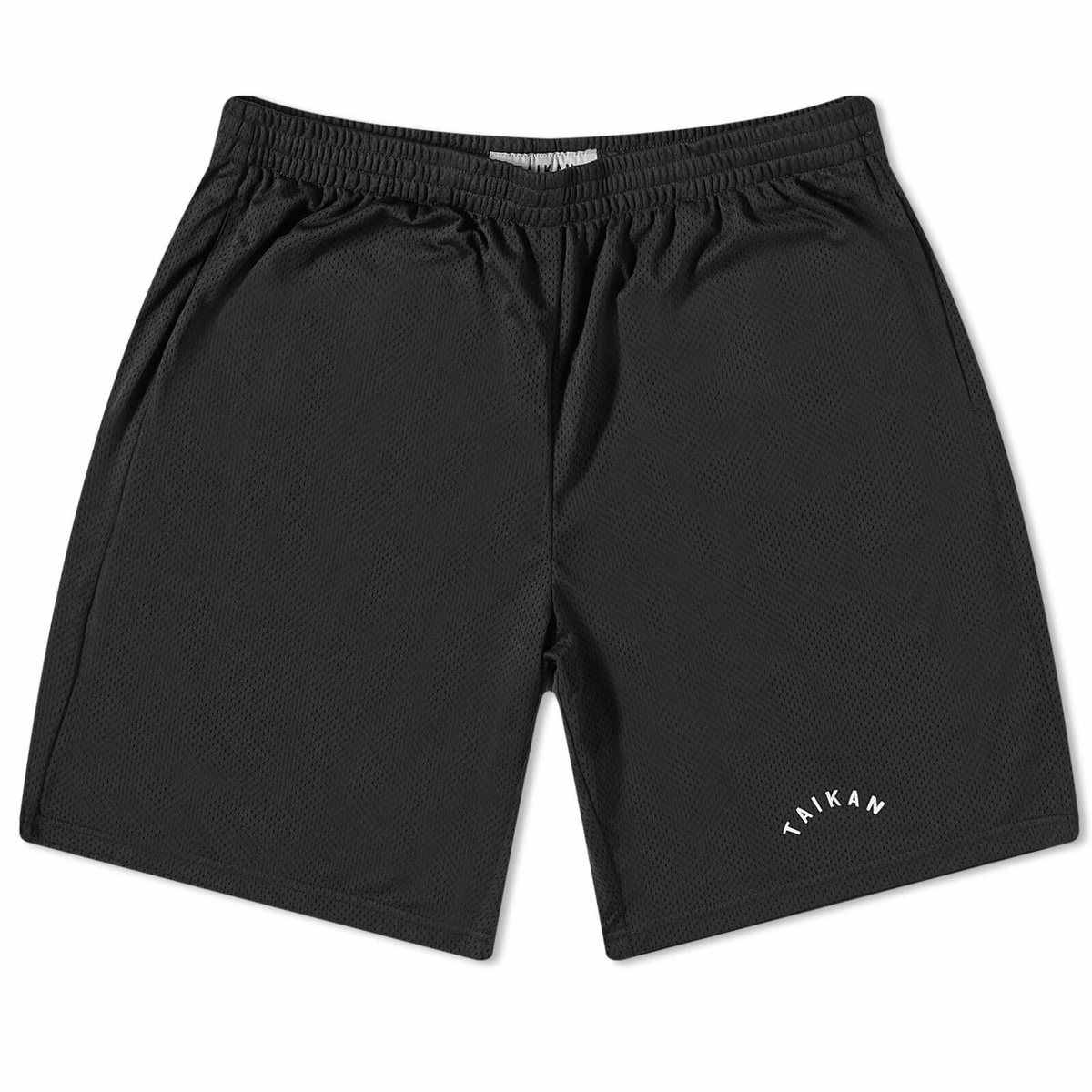 Taikan Men's Mesh Logo Shorts in Black Taikan